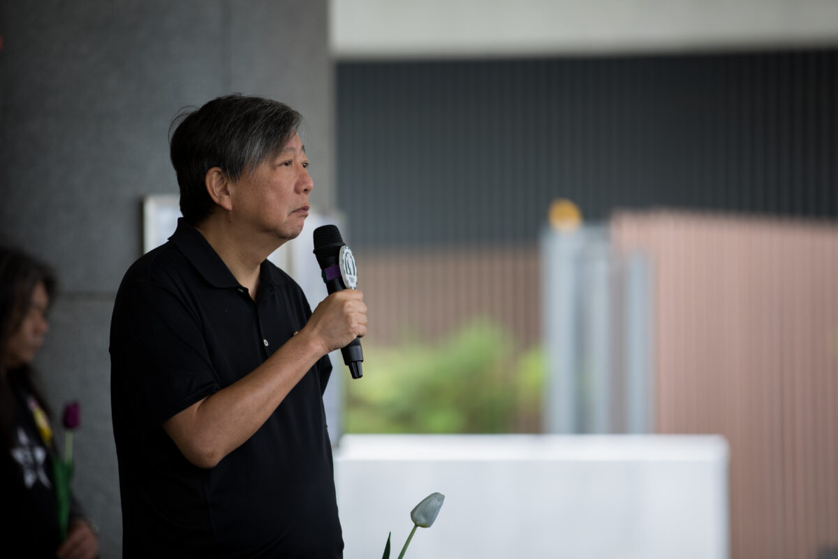 “Those who sow with tears will reap with songs of joy.” Lee Cheuk-Yan ...